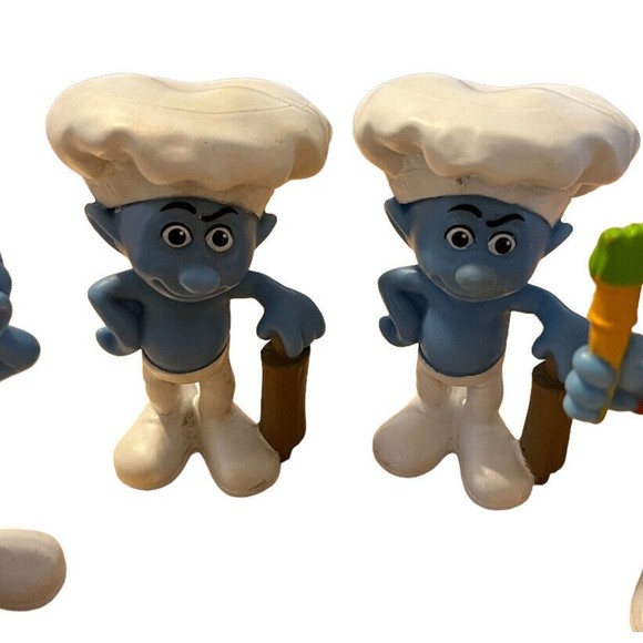 McDonald's | Toys | Lot Of 5 Smurfs Figures 21 Mcdonalds Vanity Bakers ...